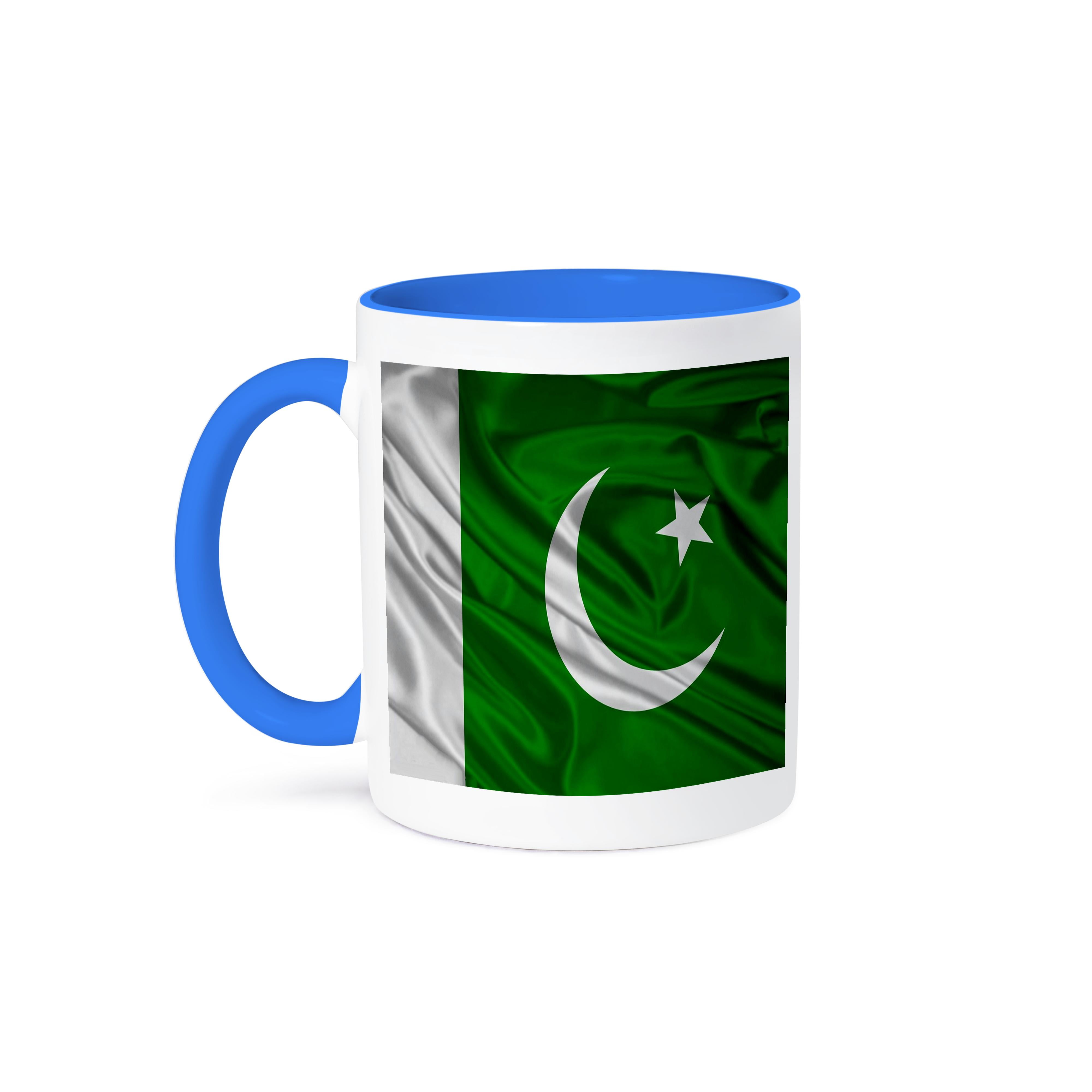 3dRose, Pakistan Flag, 15oz Two-Tone Blue Mug - Walmart.com