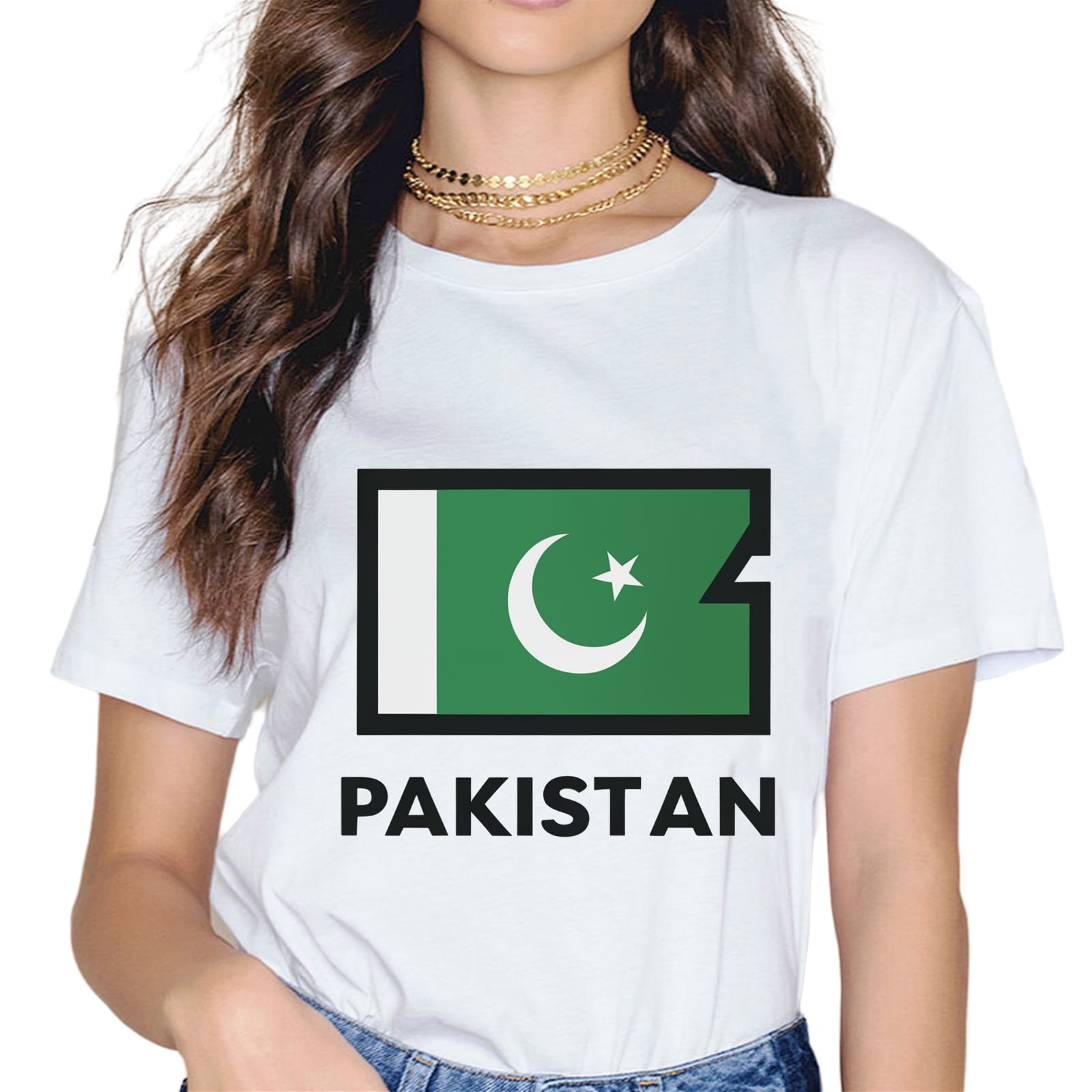 Pakistan Flag Shirt Pakistani Proud Roots Love Team Cute T-Shirt ...