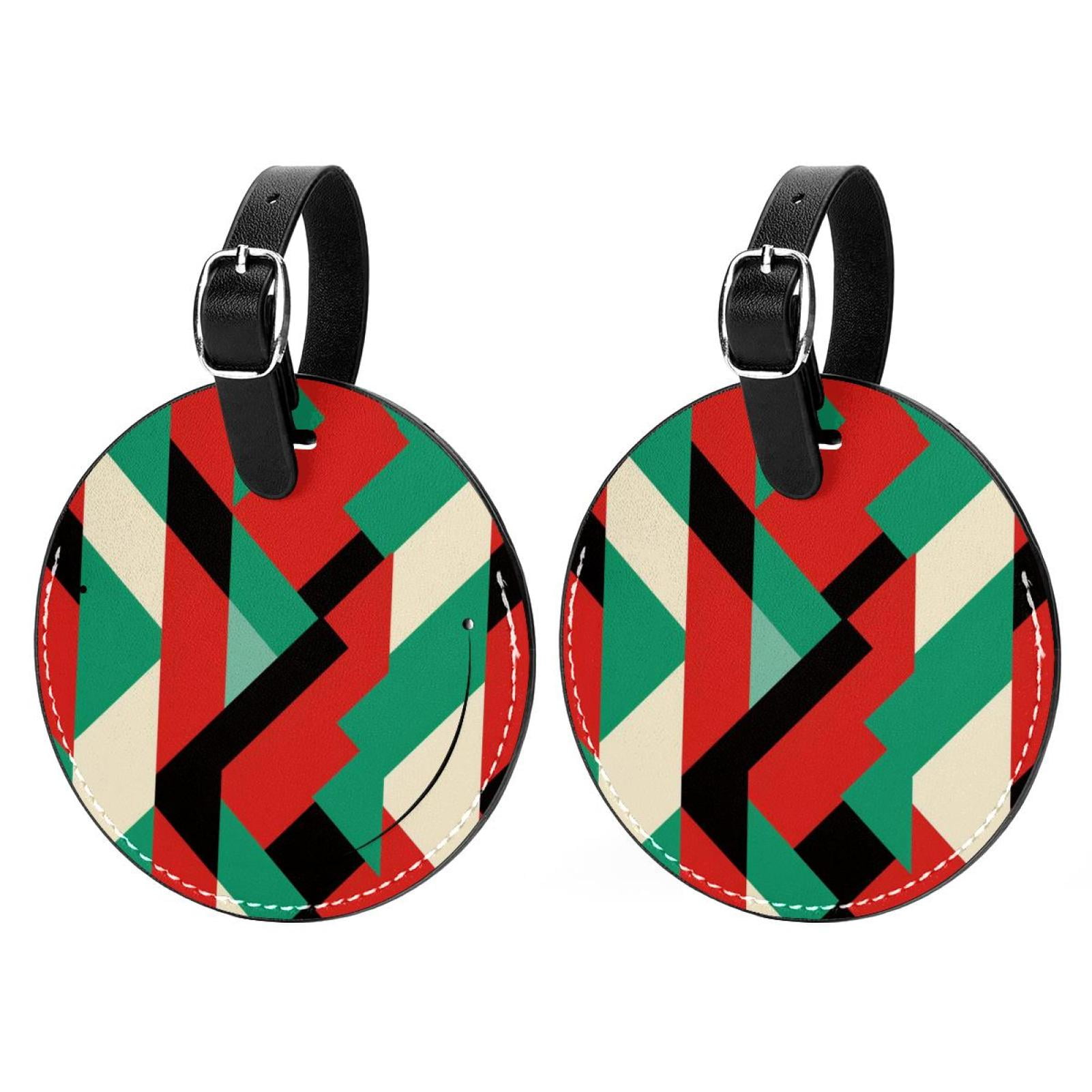Pakistan Li PU Leather Luggage Tags - Stylish Bag Tags for Travel ...