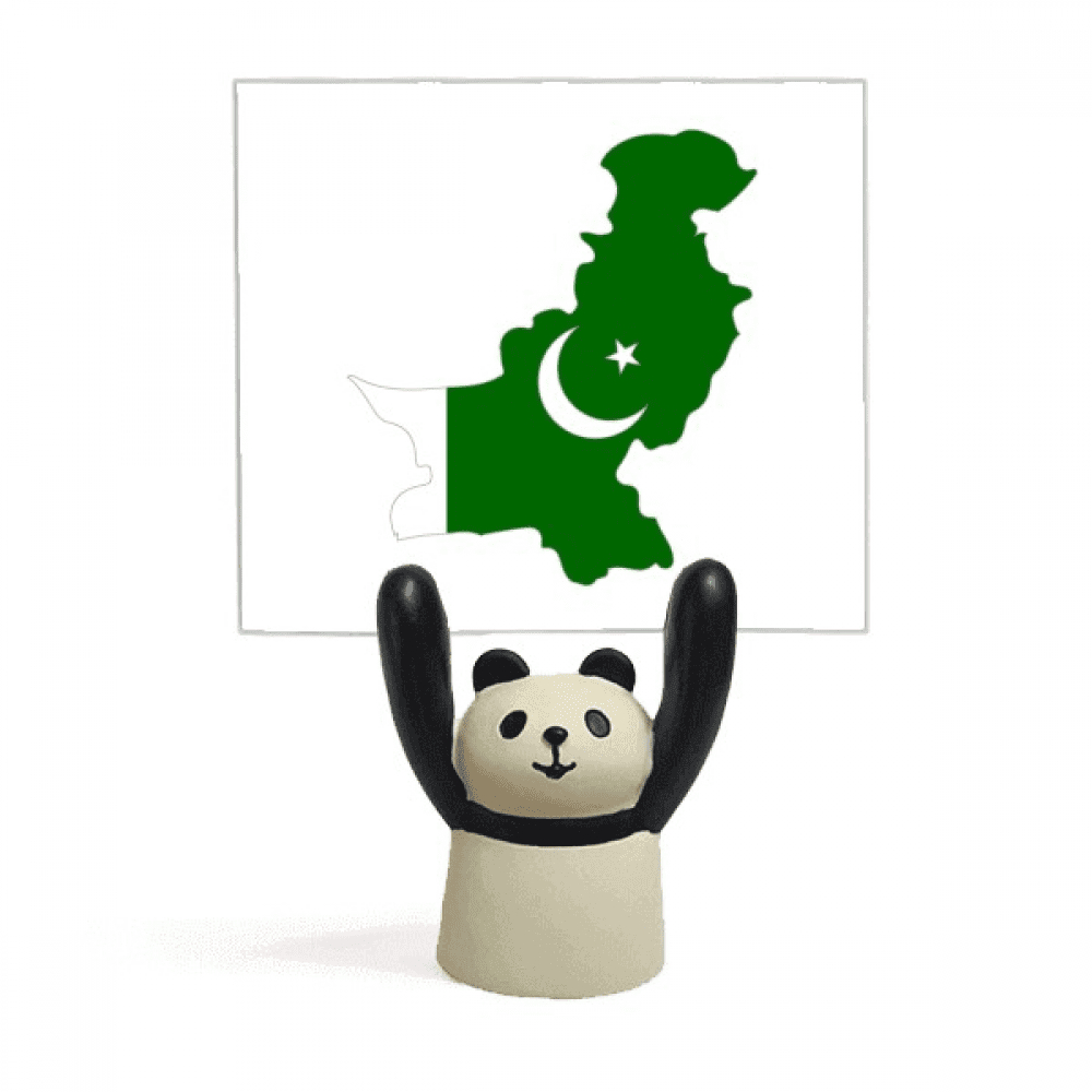 Pakistan Map Plate National Flag Country Memo Holder Cartoon Animal ...