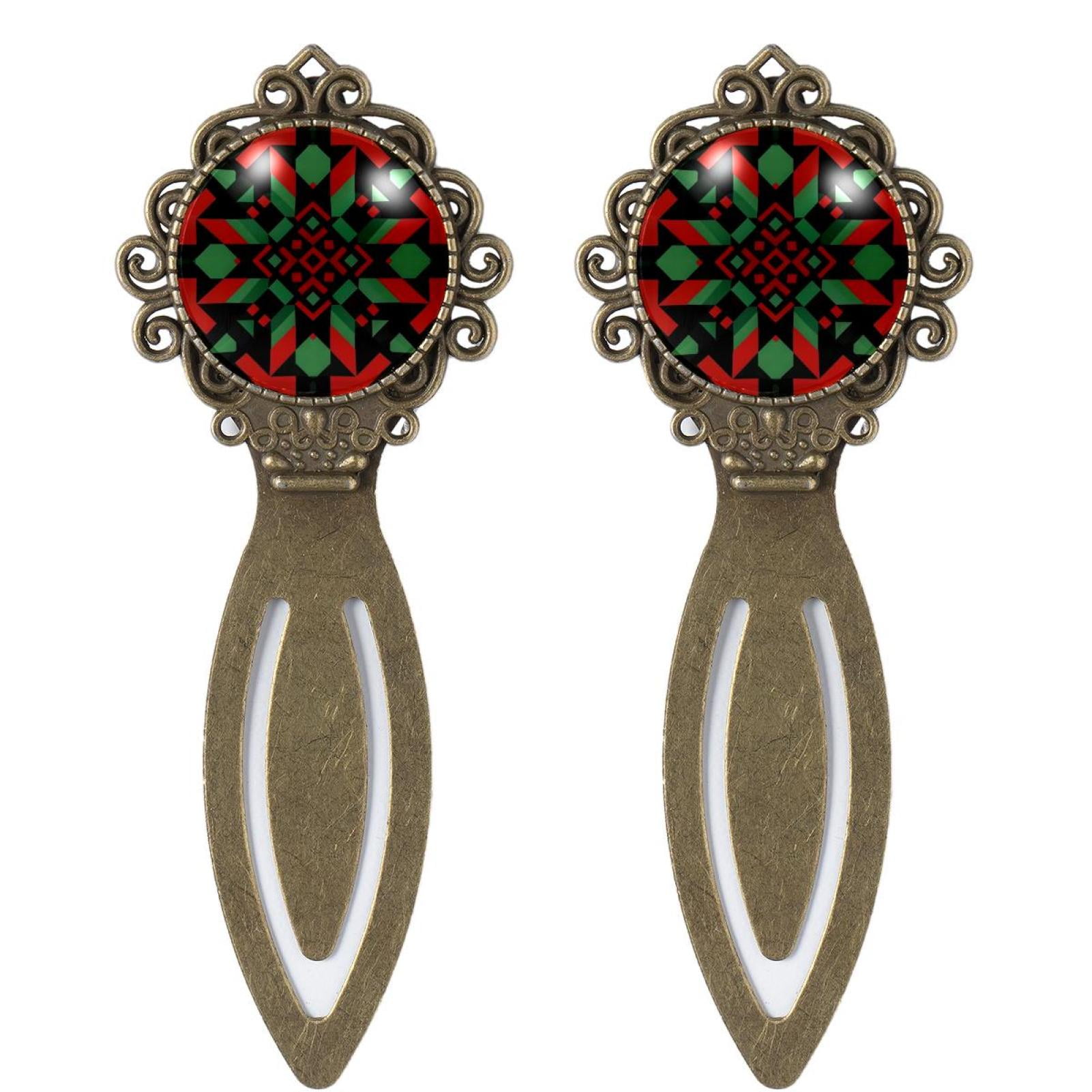 Pakistan Vintage Copper-colored Lace Bookmarks: Stainless Steel Reading ...