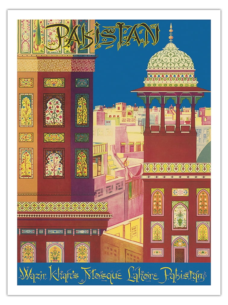 Pakistan - Wazir Khan's Mosque - Lahore Pakistan - Muslim Architecture ...