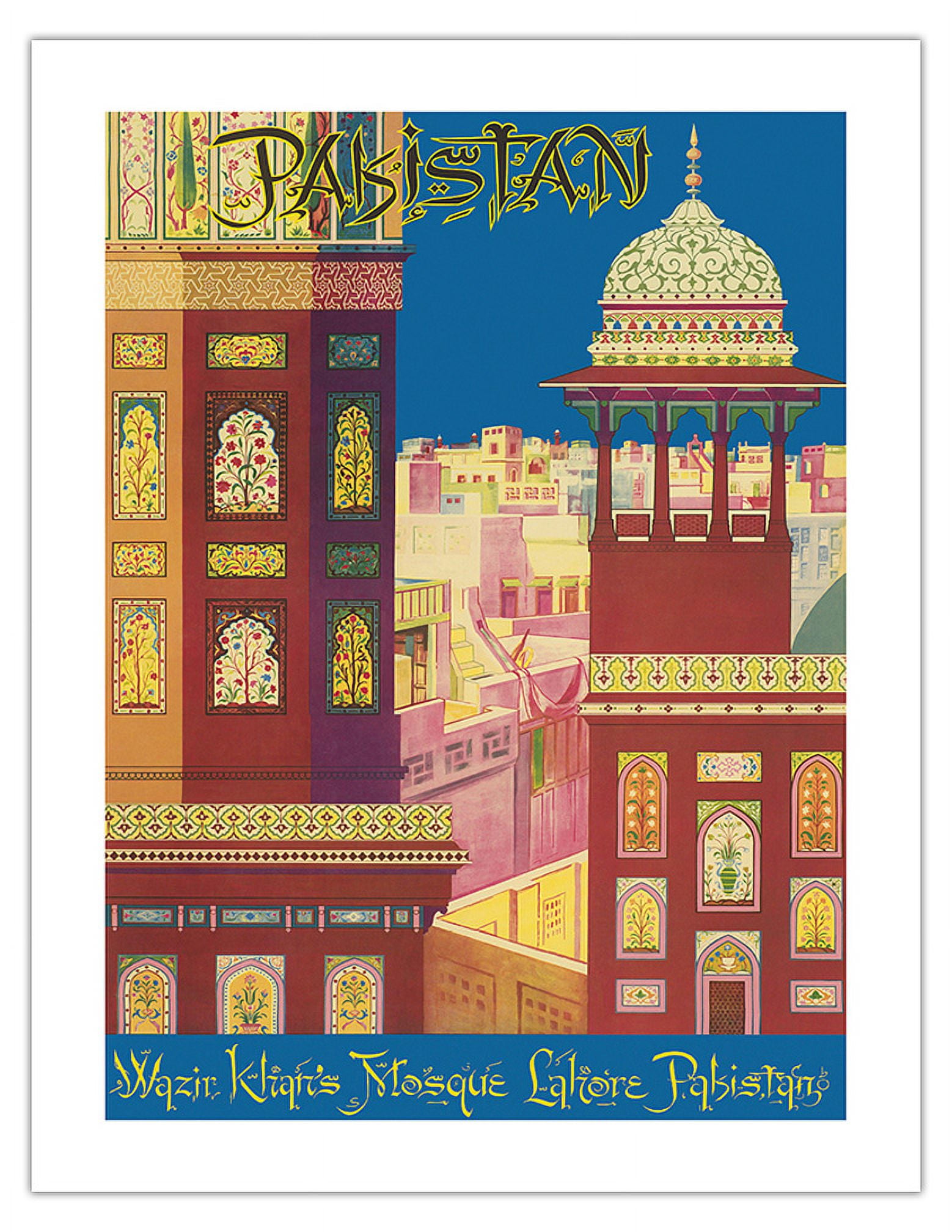 Pakistan - Wazir Khan's Mosque - Lahore Pakistan - Muslim Architecture ...