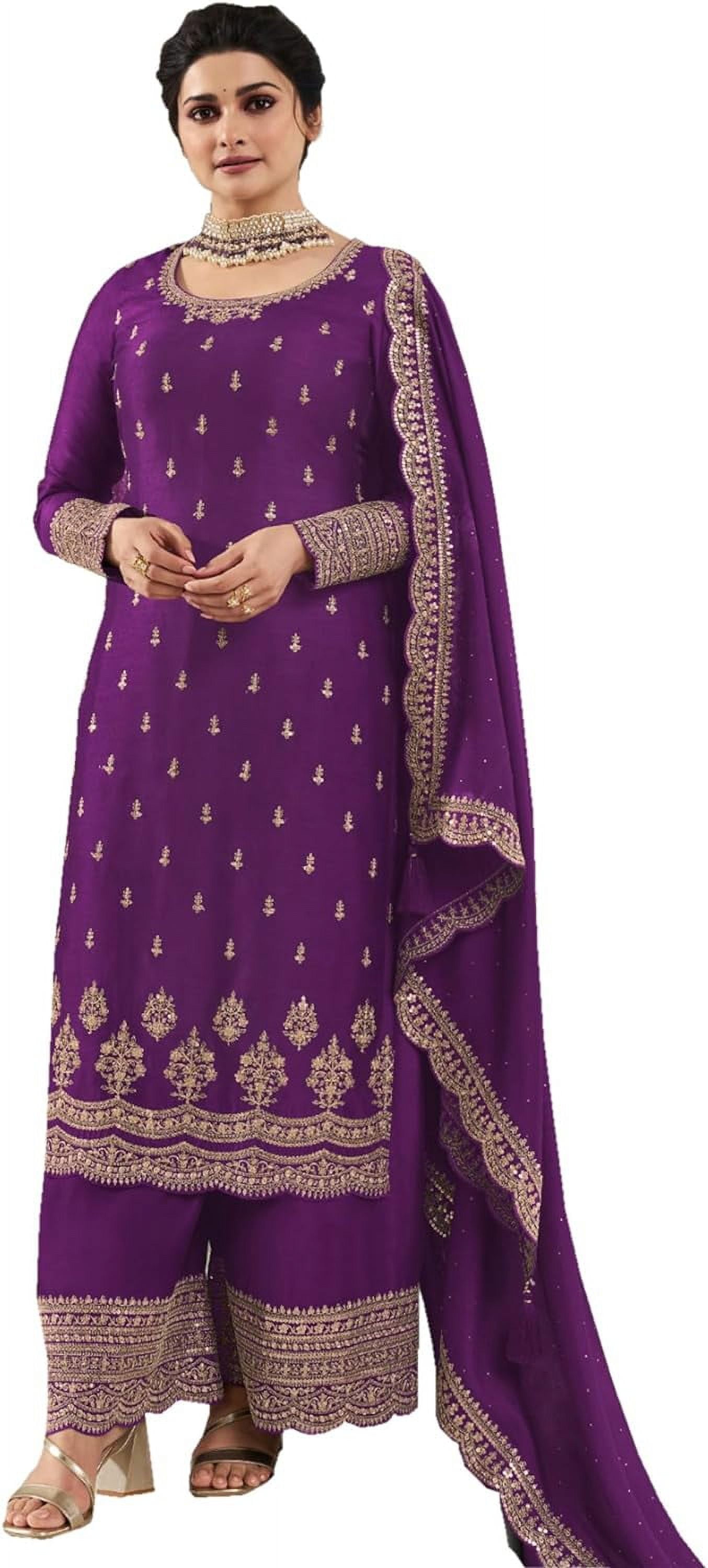 Pakistani Eid Special Designer Sewn Plazo Suits Indian Salwar Kameez ...