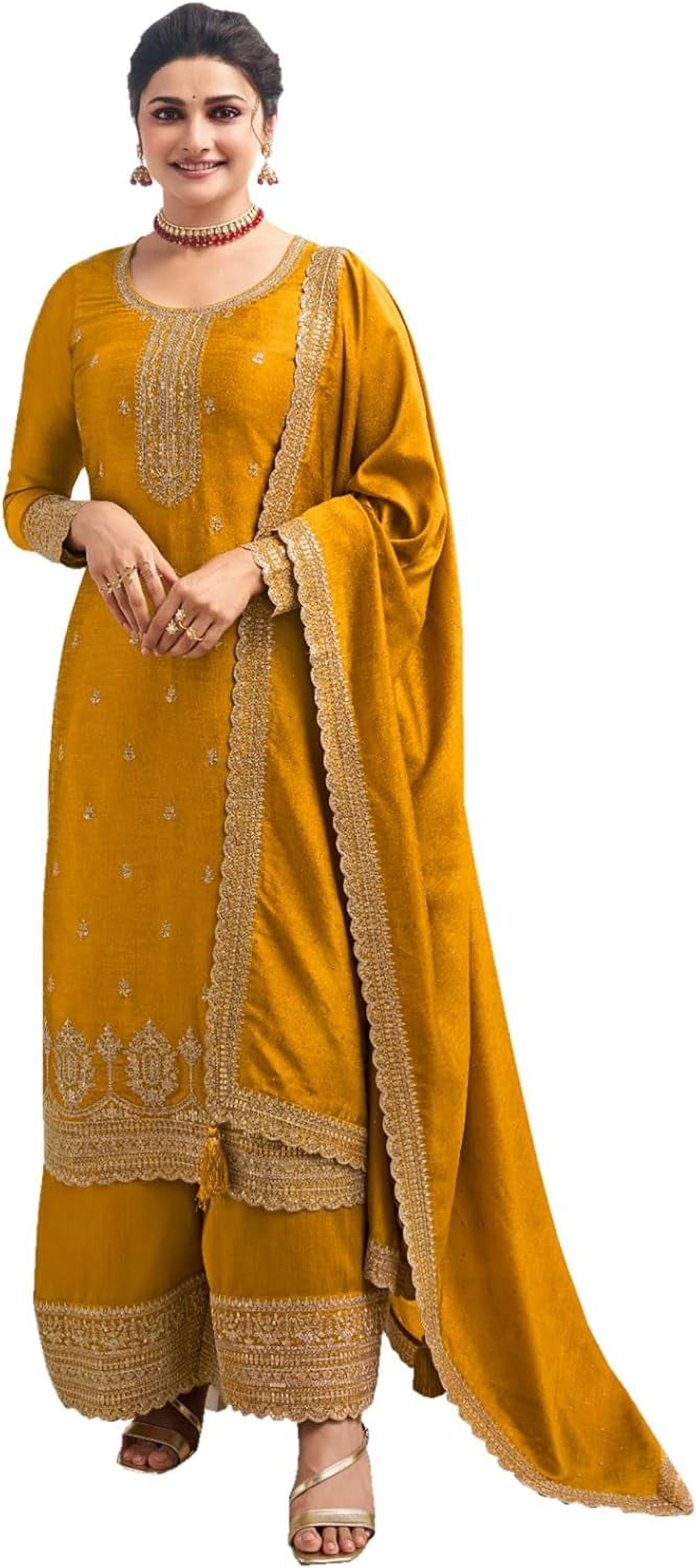 Pakistani Eid Special Designer Sewn Plazo Suits Indian Salwar Kameez ...