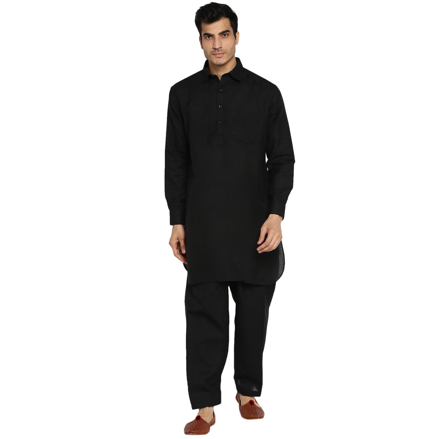 Pakistani Indian Bollywood cotton dress Pathani Kurta Salwar ethnic ...