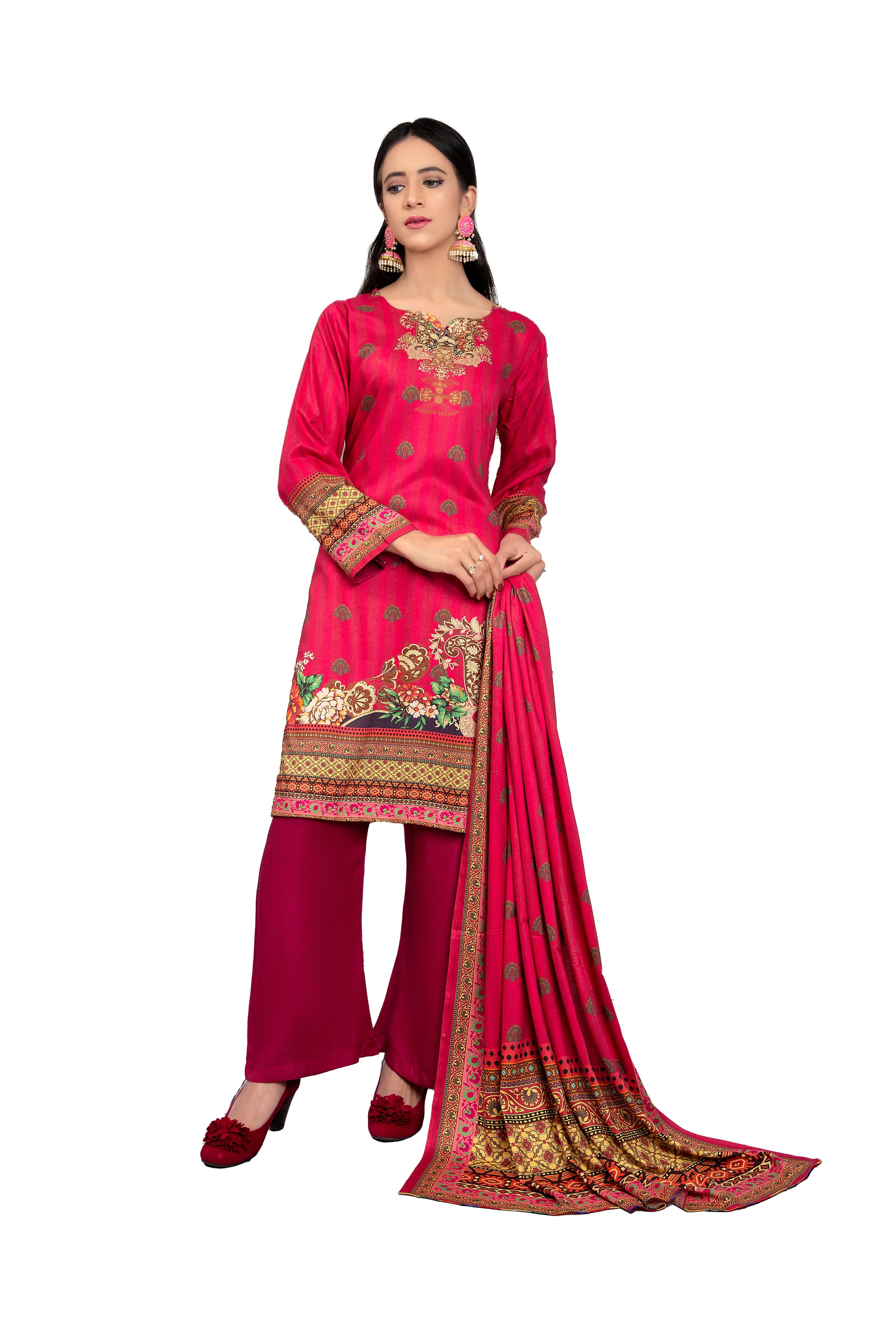 Pakistani Linen Salwar Kameez Indian Dresses for Women Ready to Wear 3 ...