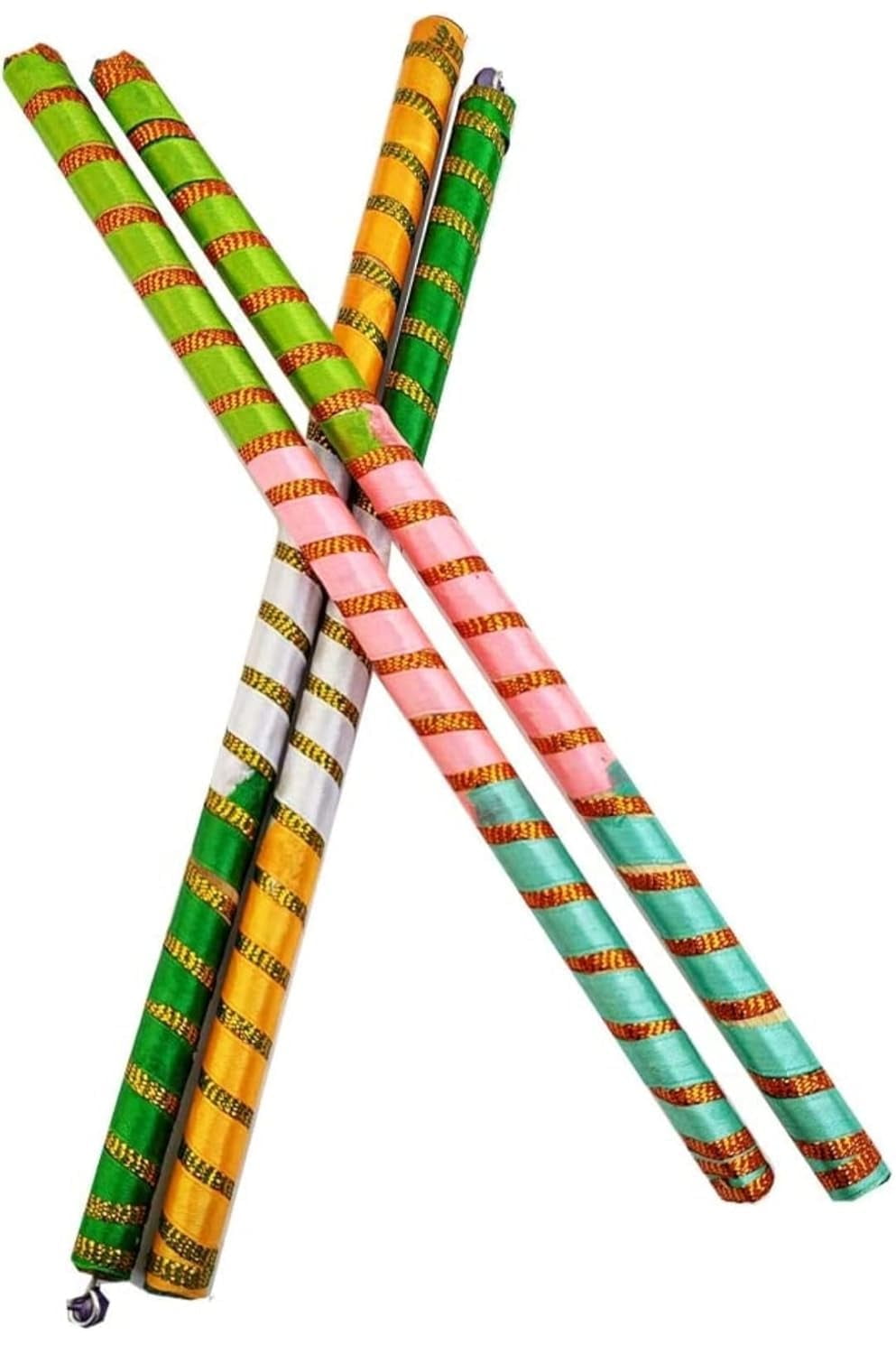 Pakshala Made Traditional Dandiya Sticks for Lovely Couple Colourful ...