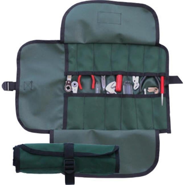 Paktek RalleyRoll ToolRoll - Green - 13 Pockets - Walmart.com