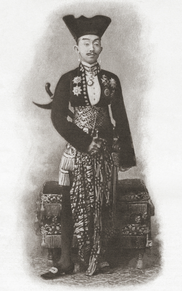 Pakubuwono X, 1866 - 1939. Tenth Susuhunan Or Ruler Of Surakarta, Java, Indonesia. From The ...