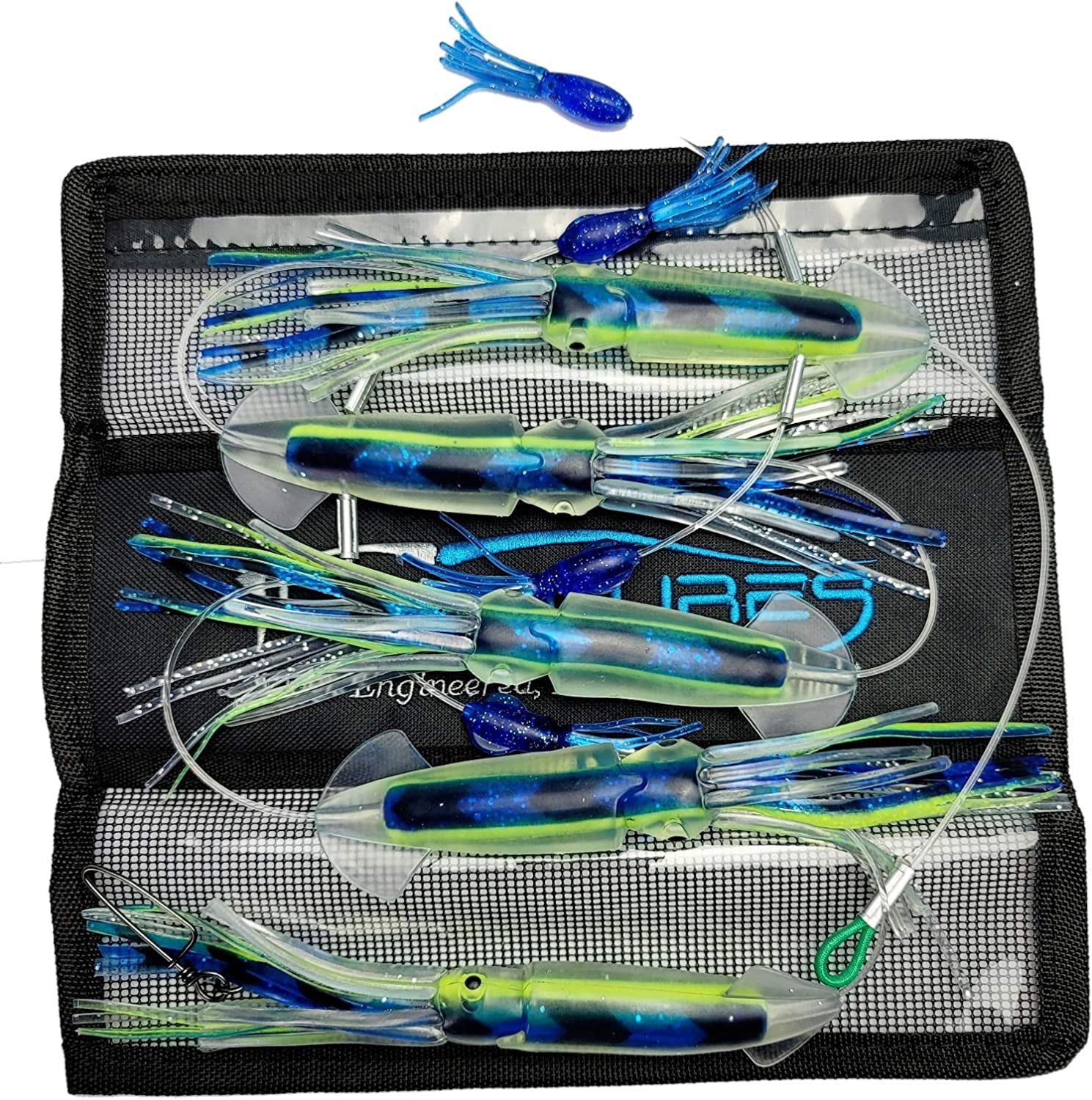 Pakula Game Fish 8" Long Tail Flippy Floppy Fishing Daisy Chain Tuna ...