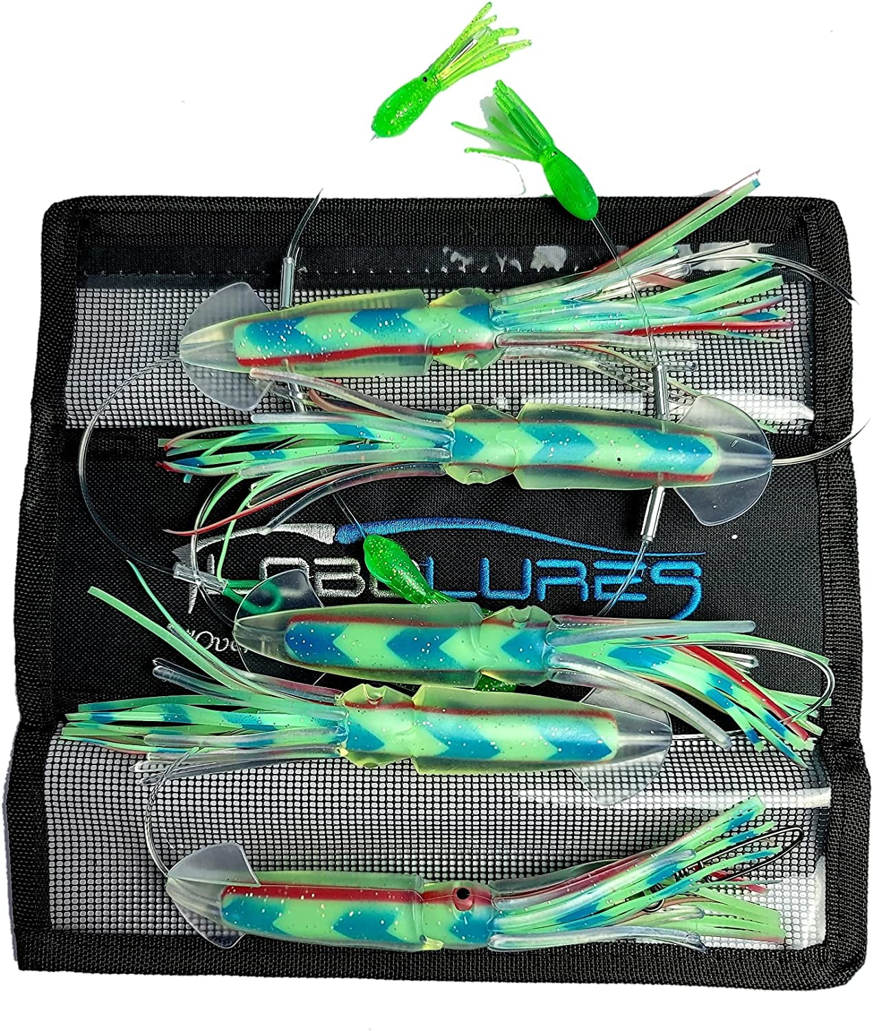 Pakula Game Fish 8" Long Tail Flippy Floppy Fishing Daisy Chain Tuna & Marlin by Lobo Lures ...
