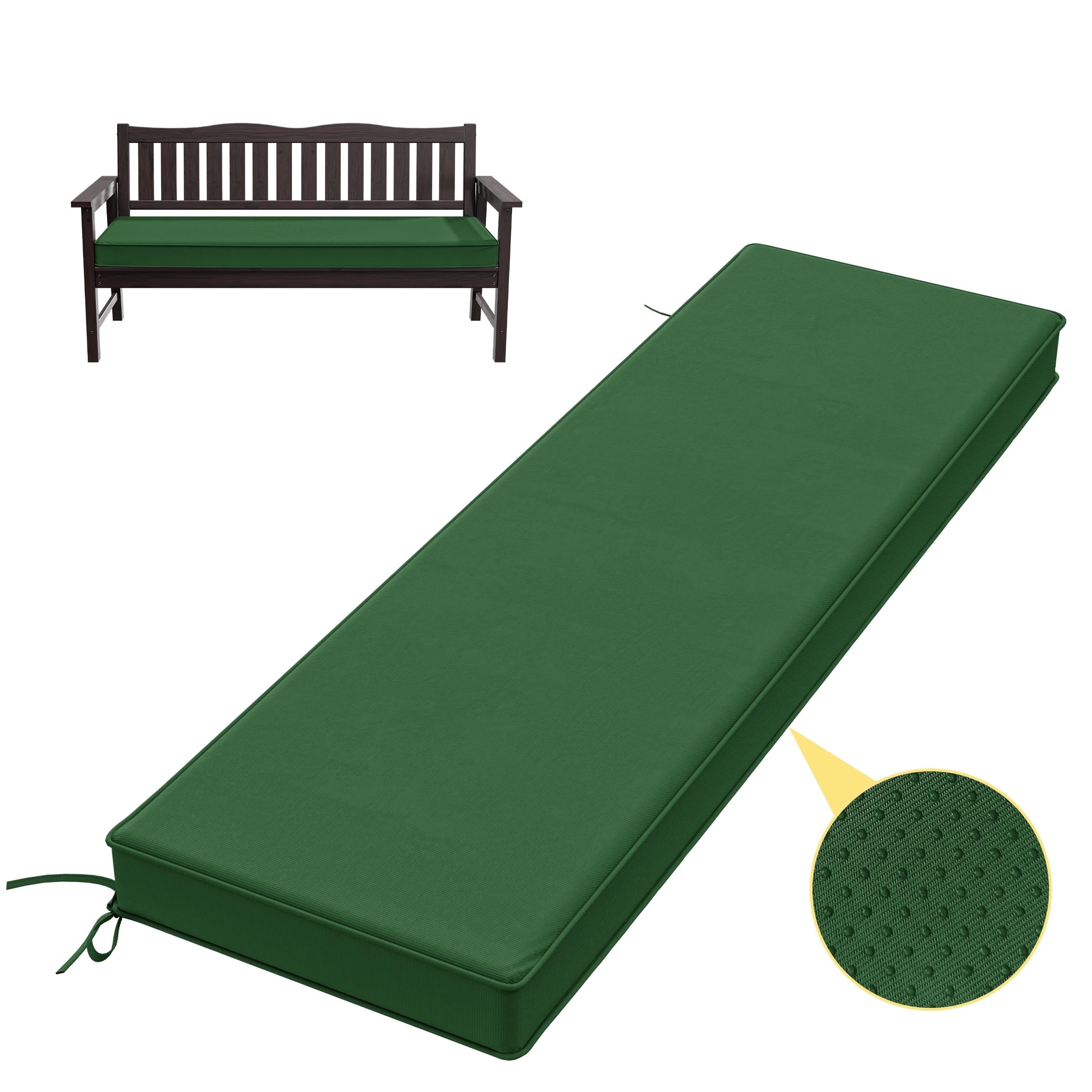 Kimunuk Outdoor Bench Cushions 60 x 18 x 3.5 Inch, High Density Foam ...