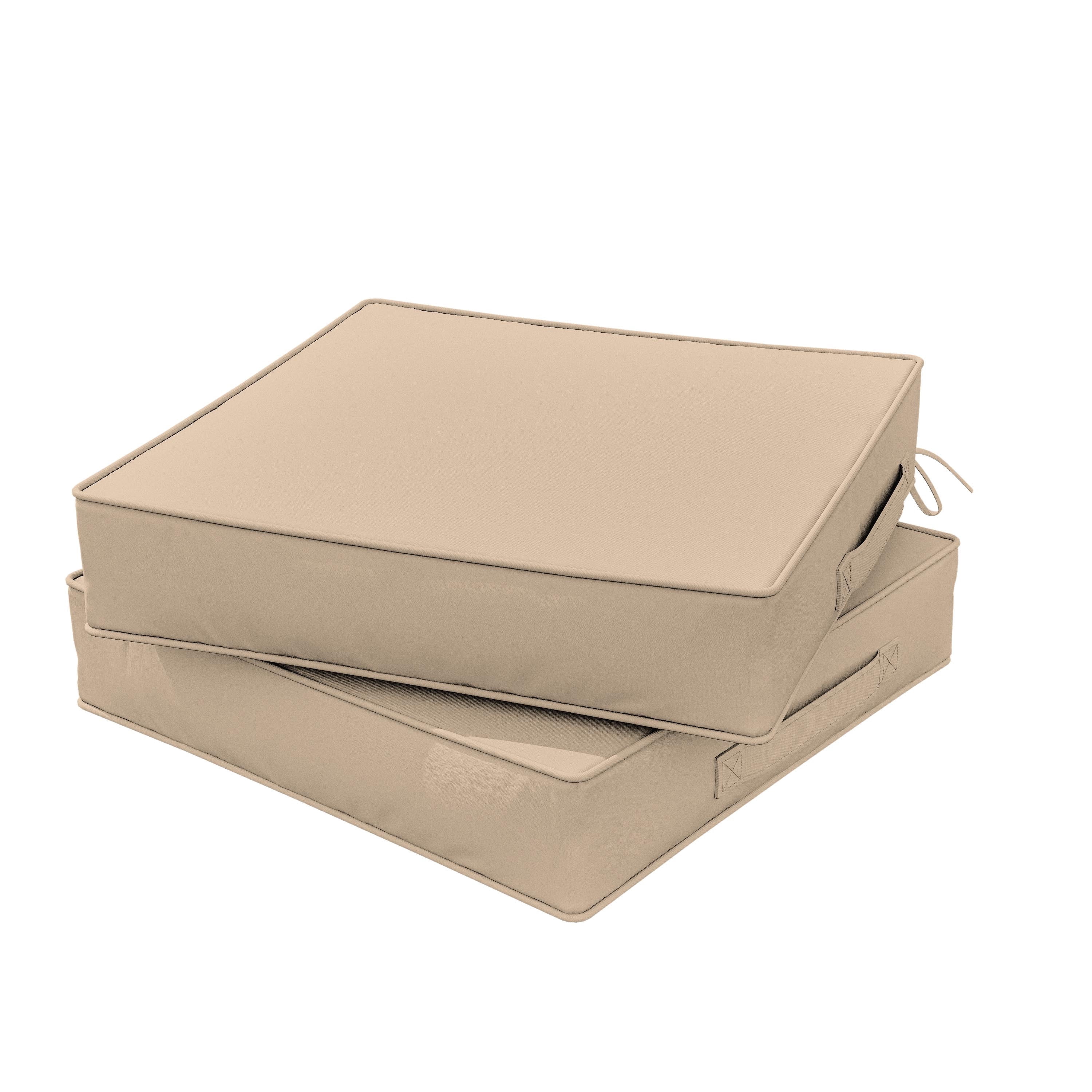 Pakunoda Outdoor Chair Cushions 24 X 24 X 5 Inch, 2-Piece Patio Seat ...