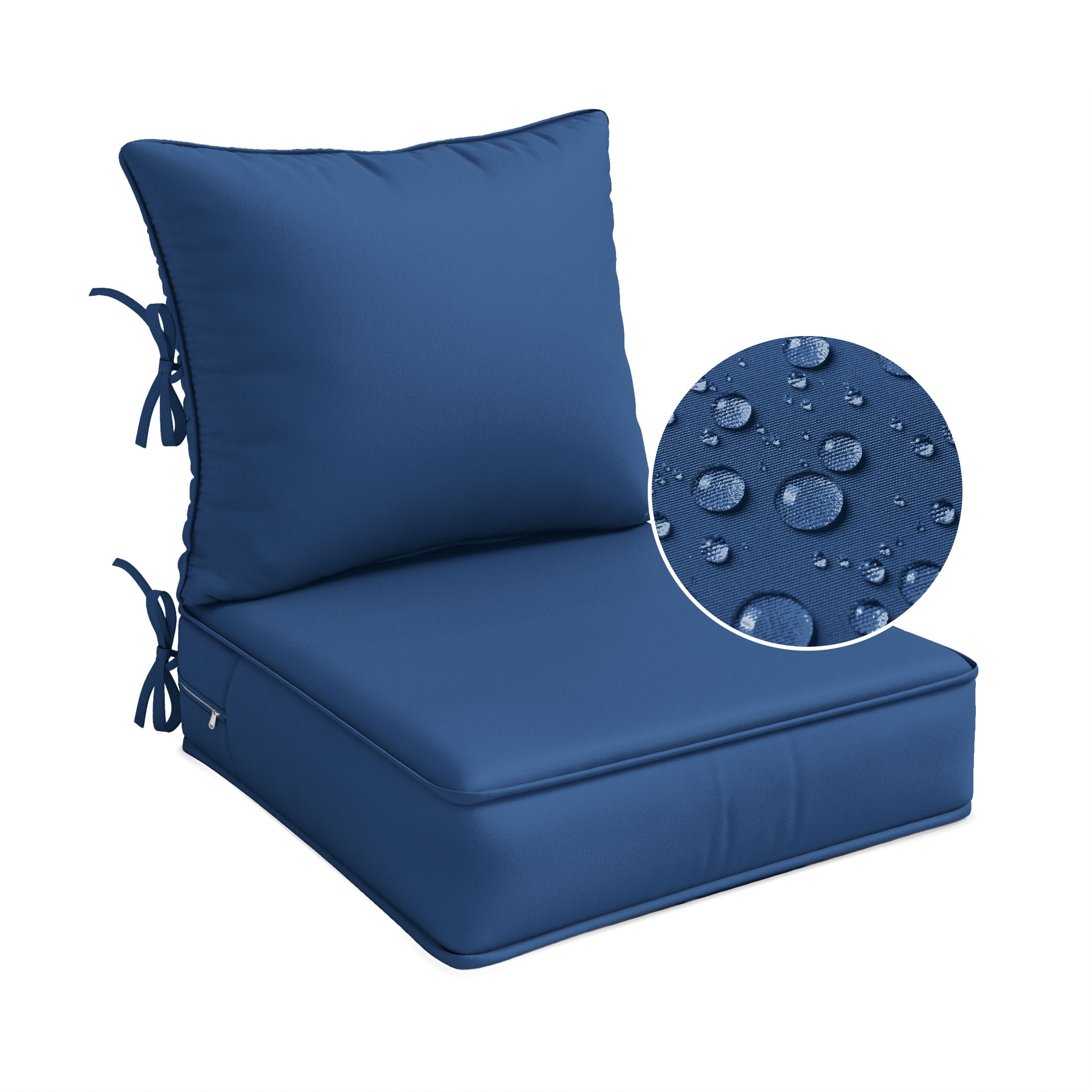 Pakunoda Outdoor Deep Seat Cushion Set for Patio Furniture, Waterproof ...