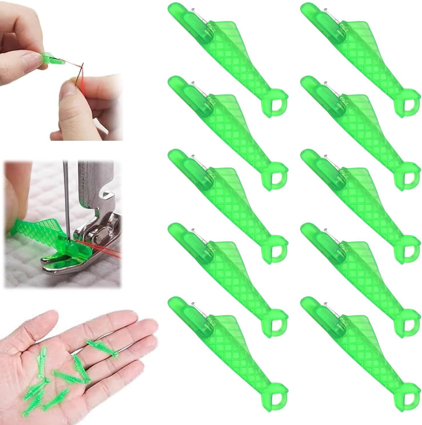 Pakyozj 10 Pcs Fish Mouth Sewing Machine Needle Threader,New Upgraded ...