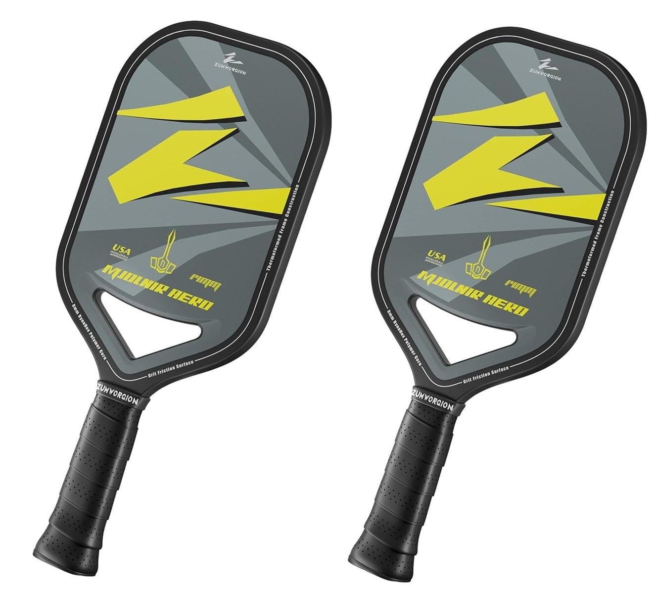 PalProt ZumWorgion Mjolnir Aero Pickleball Paddle 14mm/Black - Walmart.com