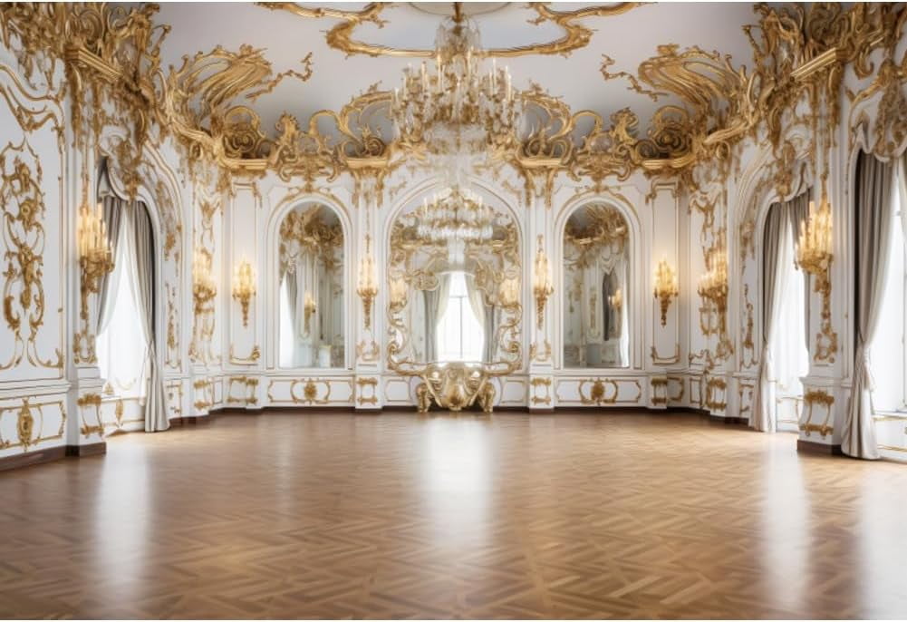 Palace Beautiful Backdrop for Photo shoot, European Castle Hall ...
