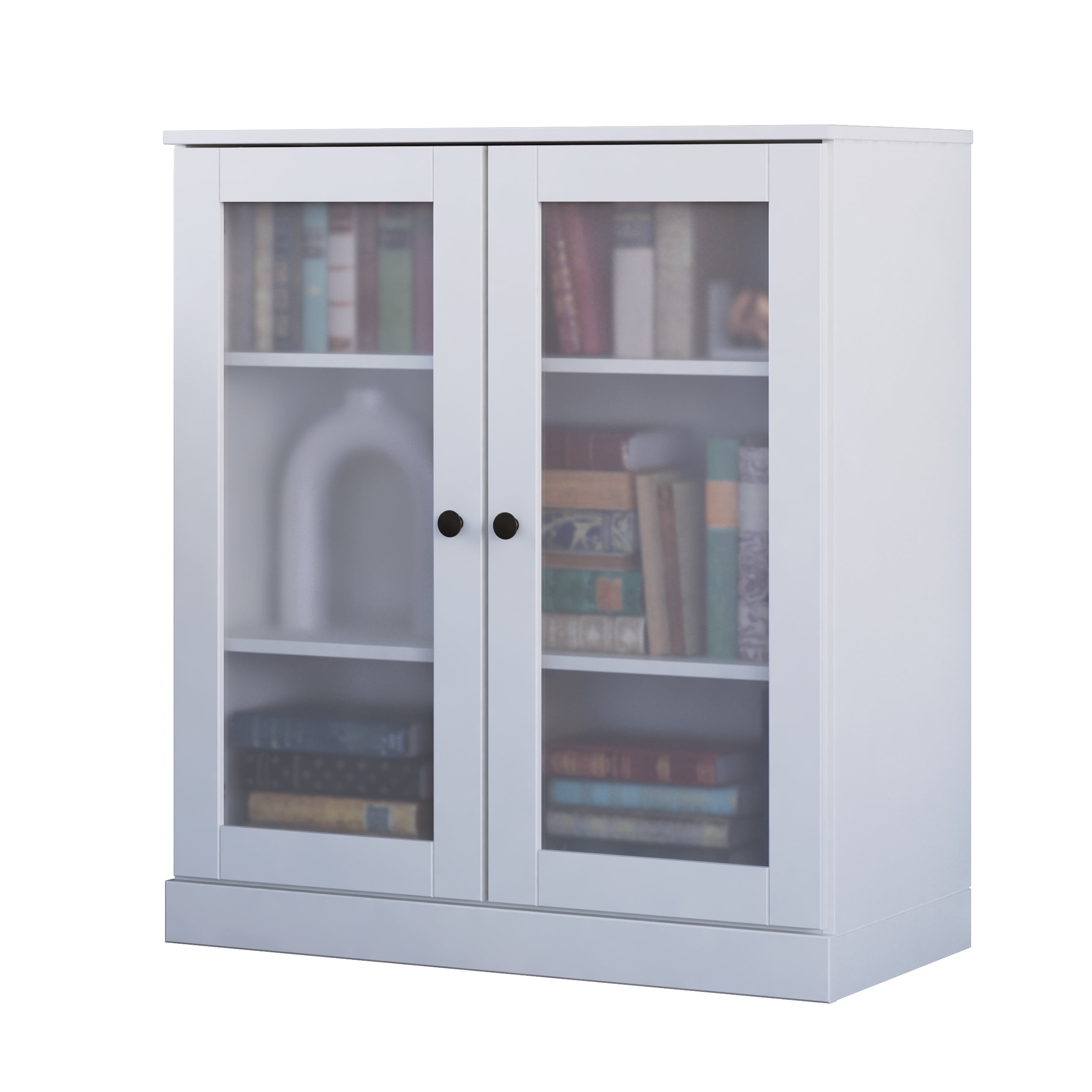 Palace Imports 100% Solid Wood 3-shelf Bookcase with Adjustable Shelves ...