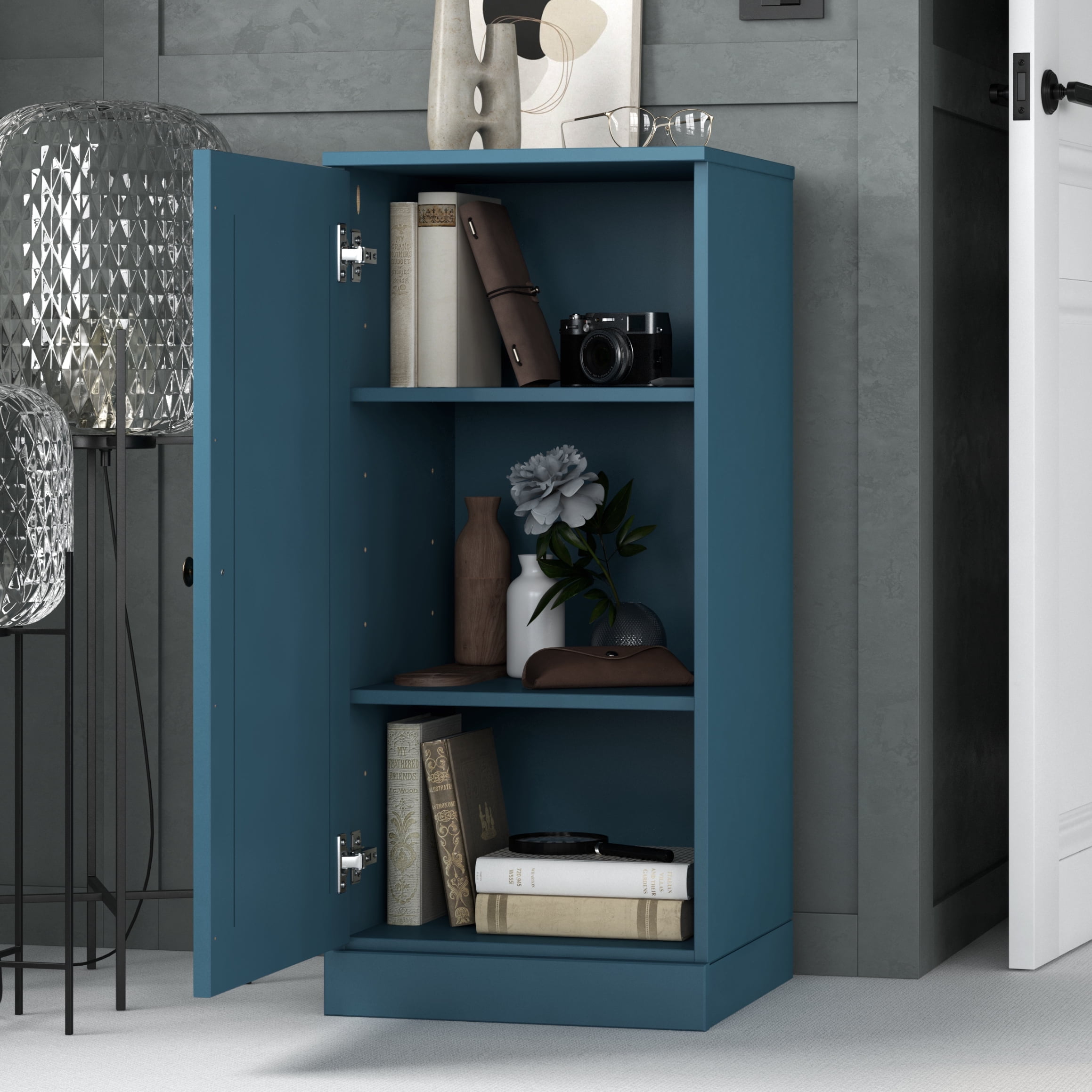 Palace Imports 100% Solid Wood 3-shelf Bookcase with Adjustable Shelves ...