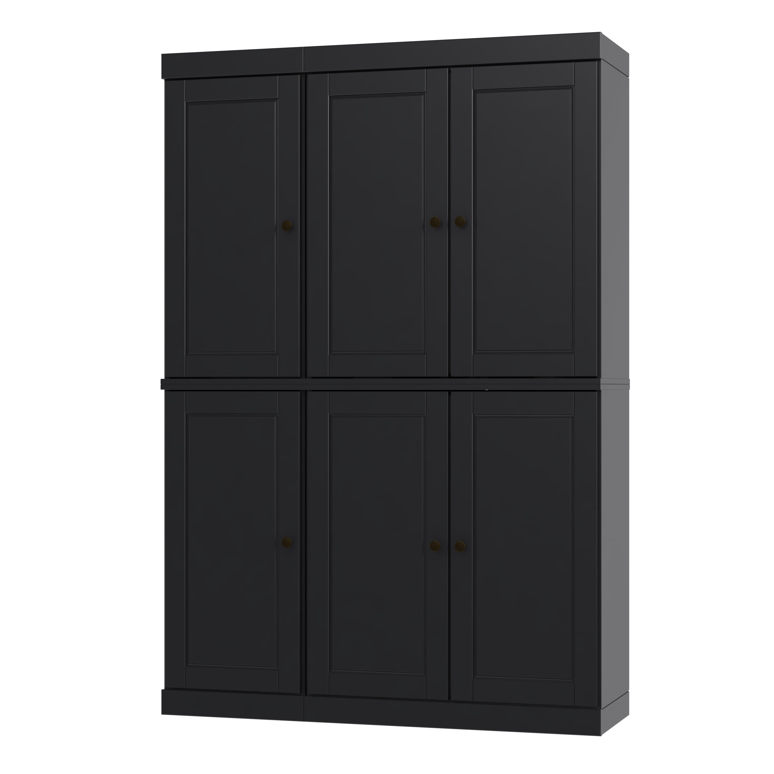 Palace Imports 100% Solid Wood Kitchen Pantry Storage Cabinet with ...