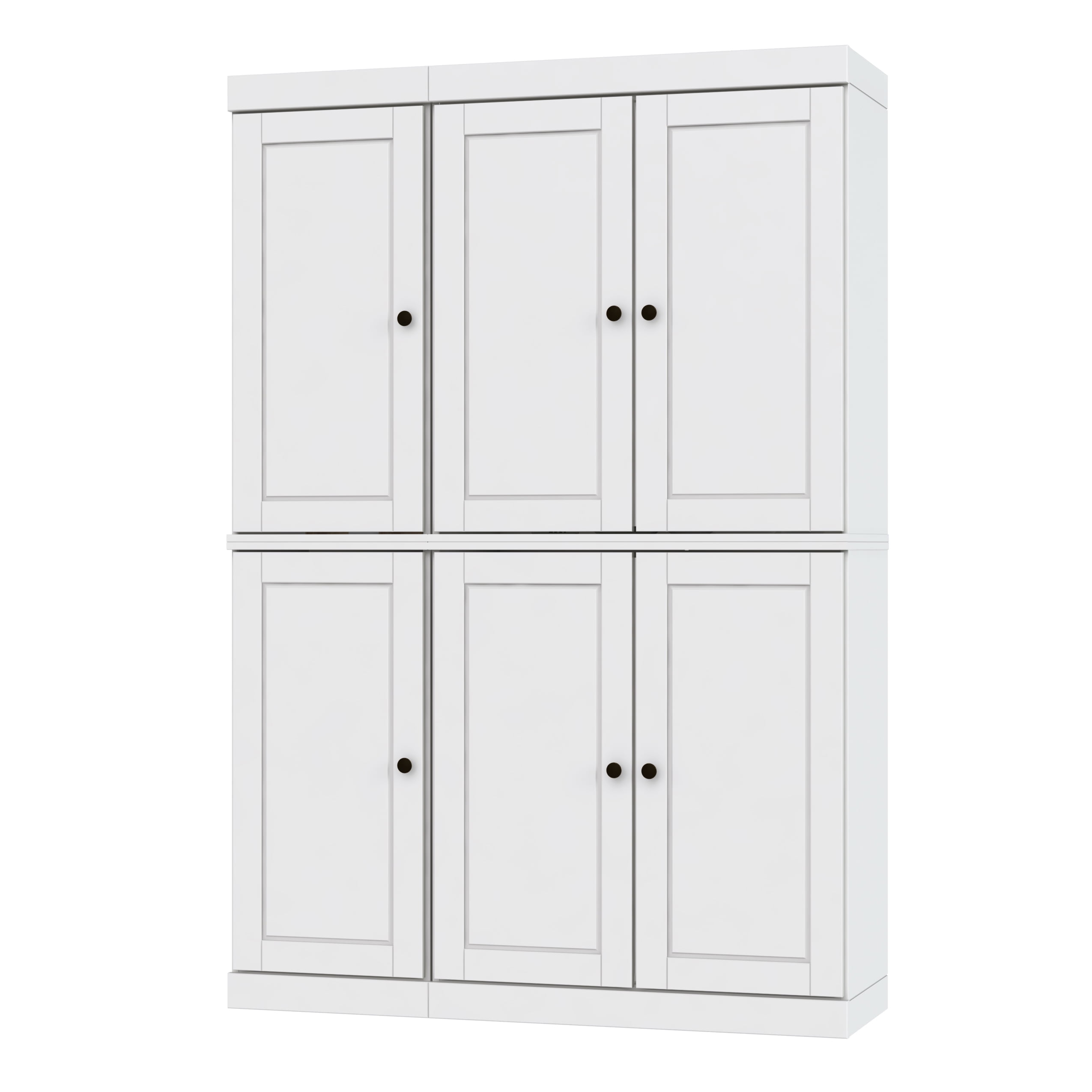 Palace Imports 100% Solid Wood Kitchen Pantry Storage Cabinet with ...