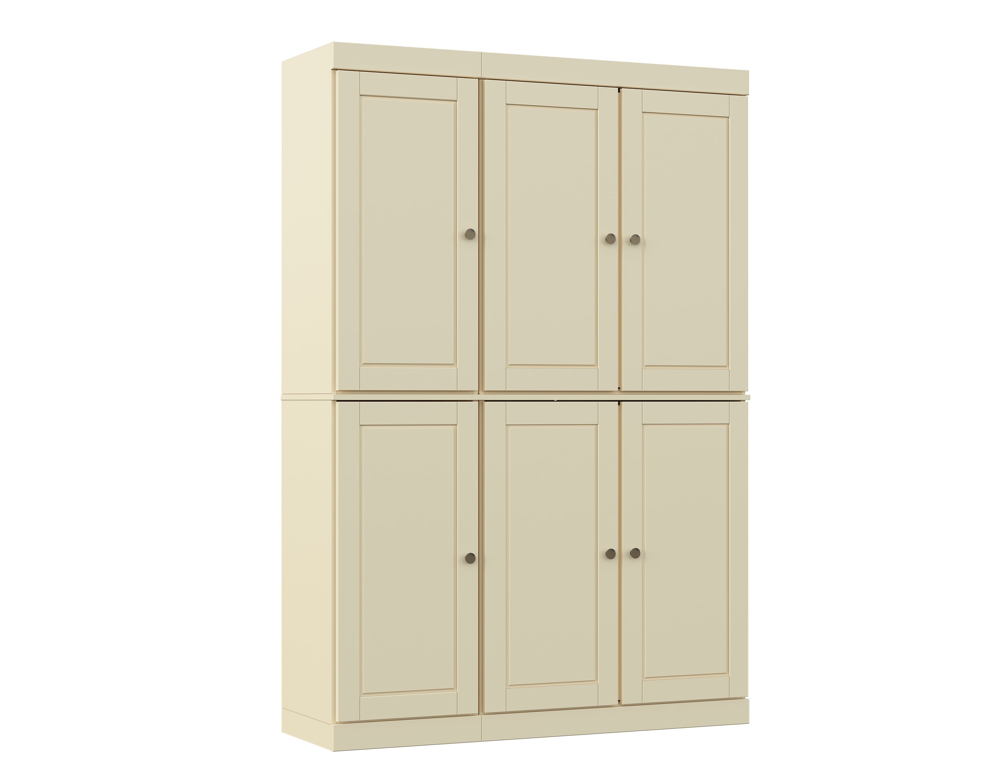 Palace Imports 100% Solid Wood Kitchen Pantry Storage Cabinet with ...