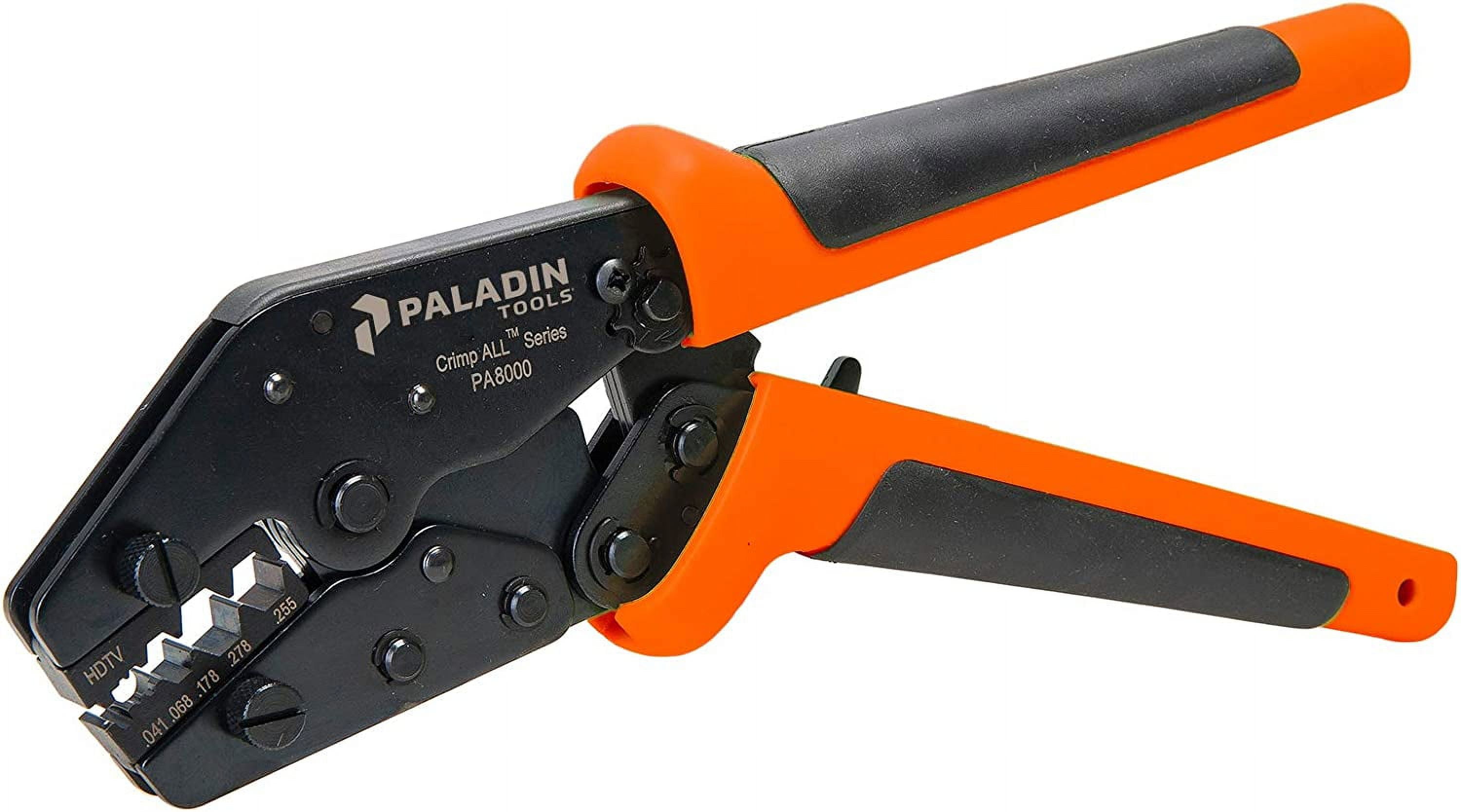 Paladin Tools PA8049 CrimpALL Professional Crimping Tool | Ratcheting ...