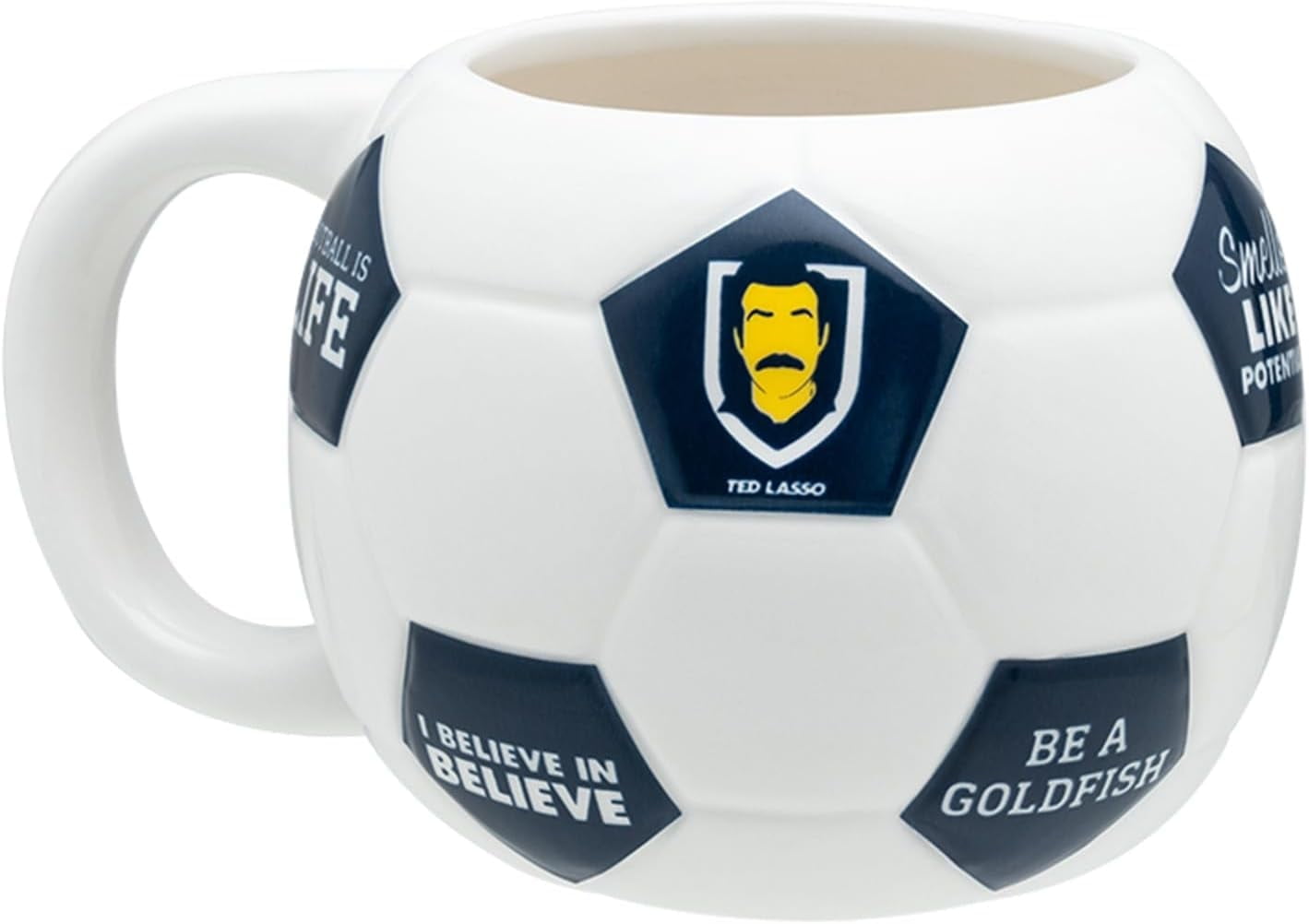 Paladone Ted Lasso Football Shaped Mug | Officially Licensed Ted Lasso ...