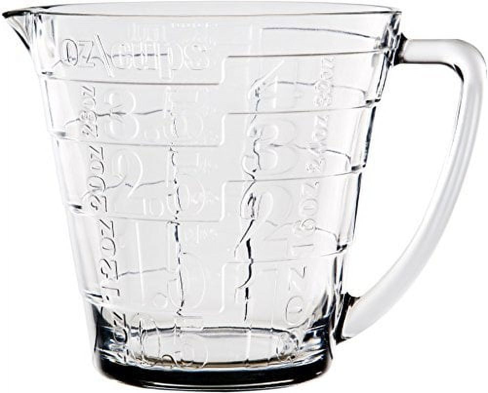 Palais Glassware 1Qt Glass Measuring Cup - Oven Safe, Dishwasher-safe ...