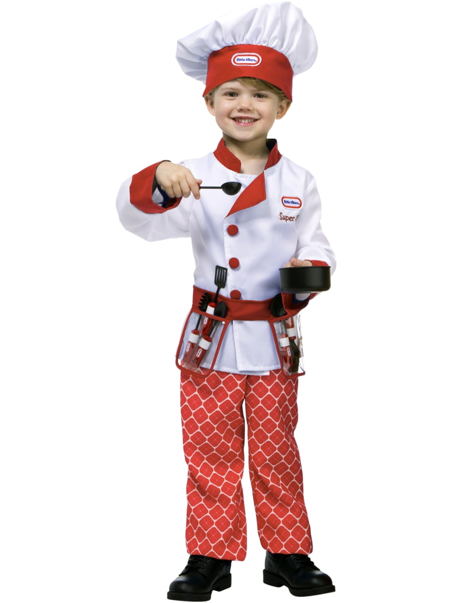 Little Tikes Red Restaurant Kitchen Chef Toddler Costume 1T-2T ...