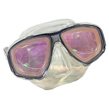 Scuba Choice Colored Anti-UV Lenses Snorkeling/ Dive Mask, Black ...