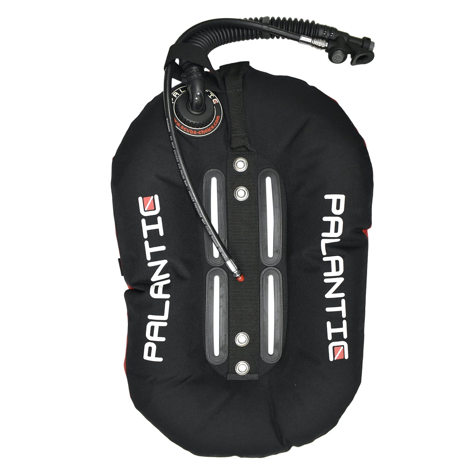 Palantic Neptune Pro Diving Donut Wing Single Tank 30lbs, Black w ...
