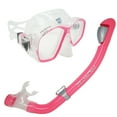 Palantic Pink Jr. Snorkeling Prescription Dive Mask & Dry Snorkel Combo ...