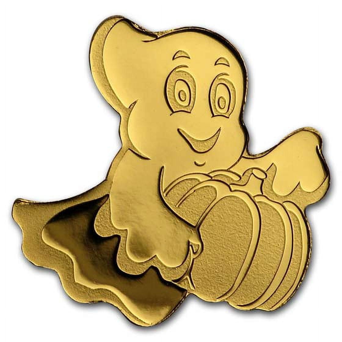 Palau 1/2 gram Gold $1 Golden Little Ghost - Walmart.com