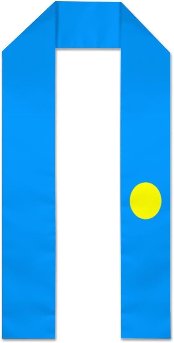 Palau Flag Graduation Stole Graduate Shawl Sash Scraf Gift For Abroad ...