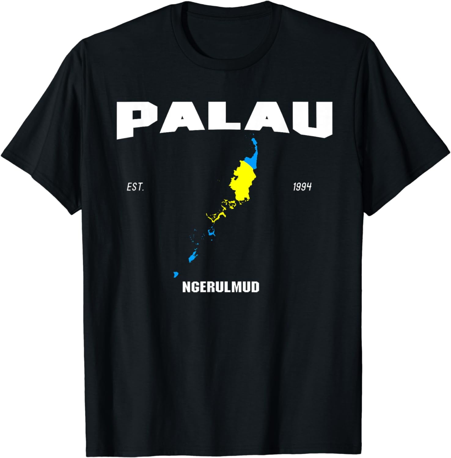 Palau Flag, Palau Map, Palauan National Day 2024 T-Shirt - Walmart.com