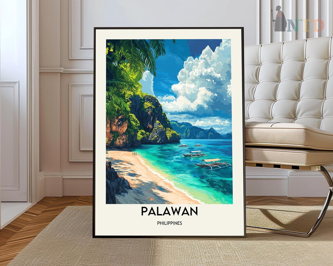 Palawan Poster, Palawanpalawan Print, Palawan Photo, Palawan Poster ...