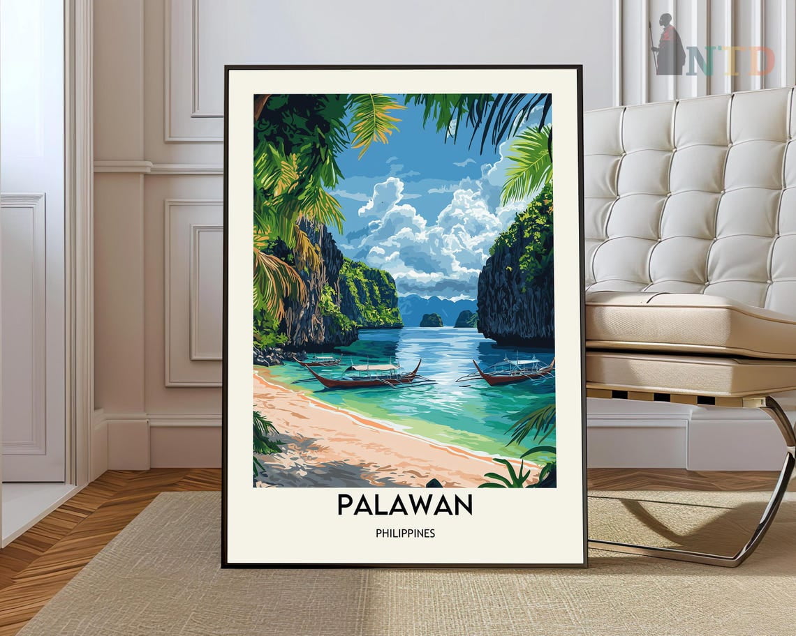 Palawan Poster, Palawanpalawan Print, Palawan Photo, Palawan Poster ...