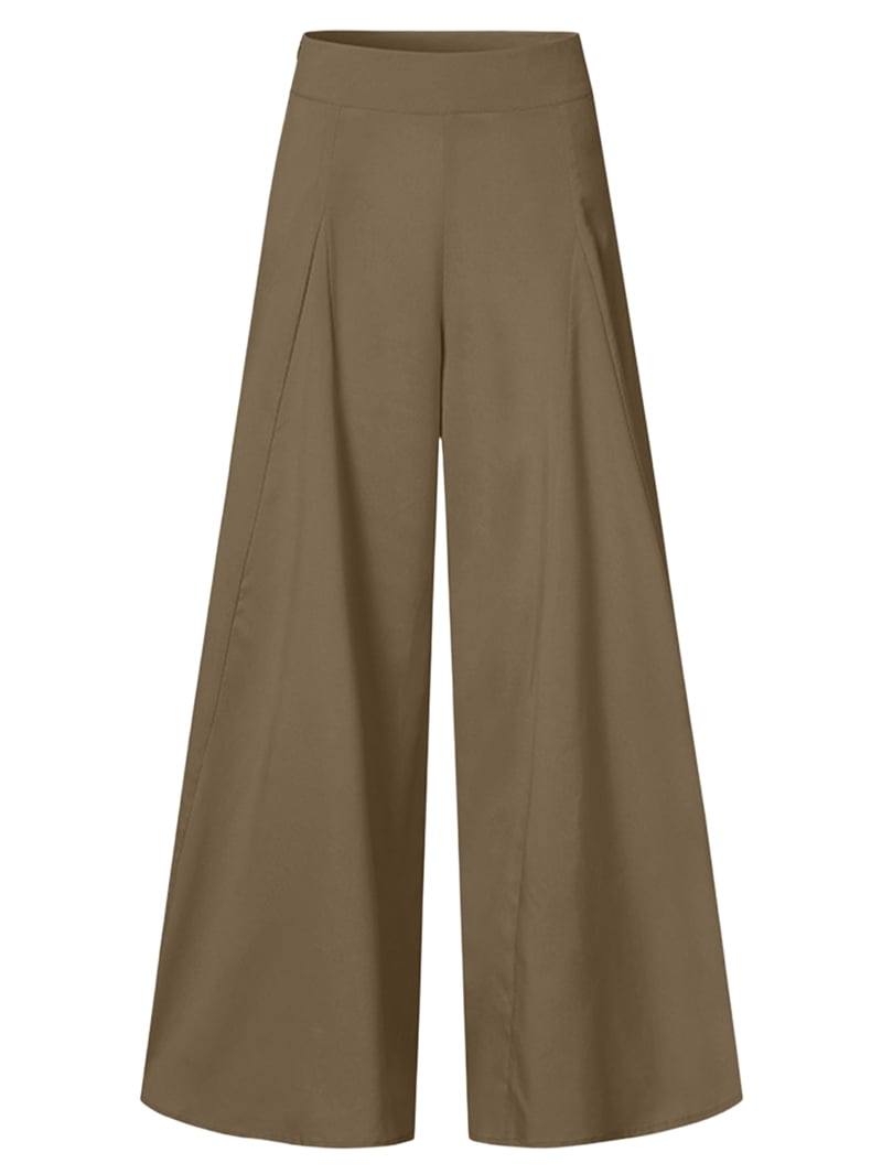 Palazzo Pants for Women Slacks Wide Leg High Waisted Business Casual ...
