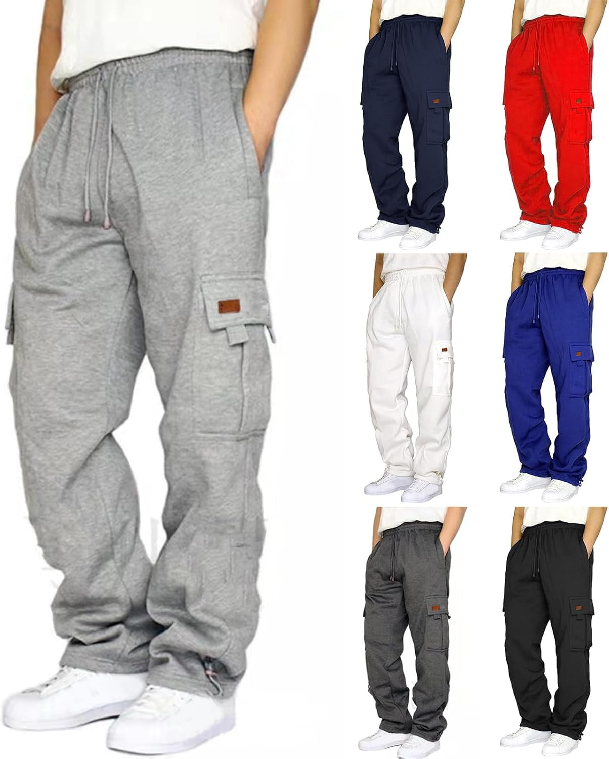 Palcomfy Stretch Cargo Pants for Men Ripstop Tactical Pants Multi ...