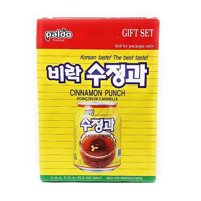 Paldo Cinnamon Punch Giftset 238mL X 12 cans Gift set - Walmart.com