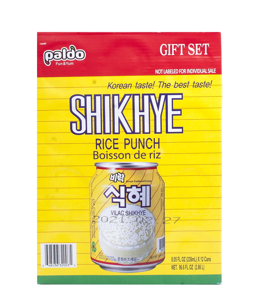 Paldo Rice Punch 238mL X 12 Cans Gift set - Walmart.com