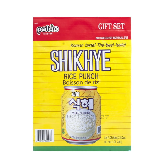 Paldo Rice Punch 238mL X 12 Cans Gift set - Walmart.com