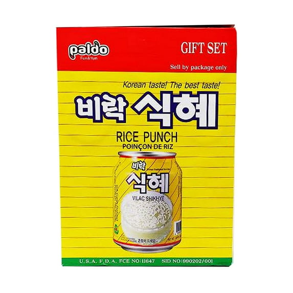 Paldo Rice Punch 238mL X 12 Cans Gift set - Walmart.com