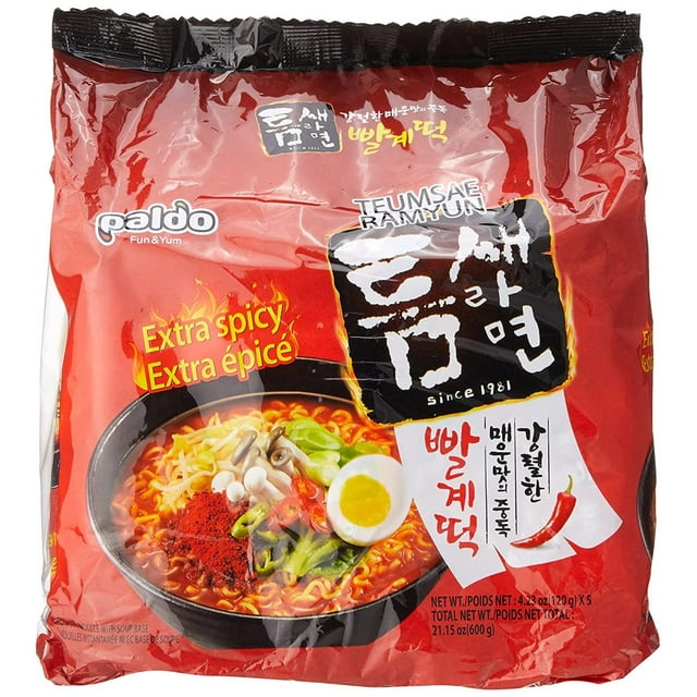 Paldo Teumsae Ramen, 4.23 Ounce (Pack of 20) - Walmart.com