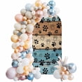 Pale Blue Paws 4FT Arch Backdrop Covers, Farmhouse Vintage Modern Blue ...