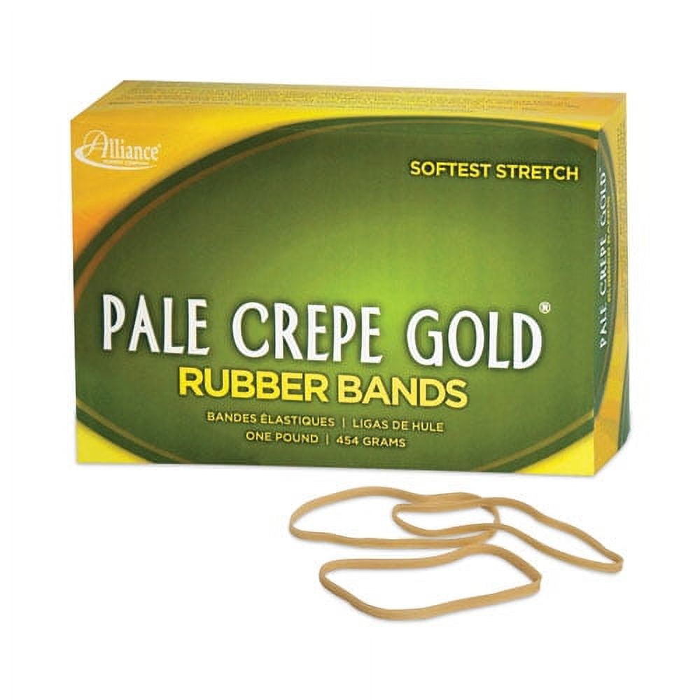 Pale Crepe Gold Rubber Bands, Size 33, 0.04" Gauge, Golden Crepe, 1 lb ...