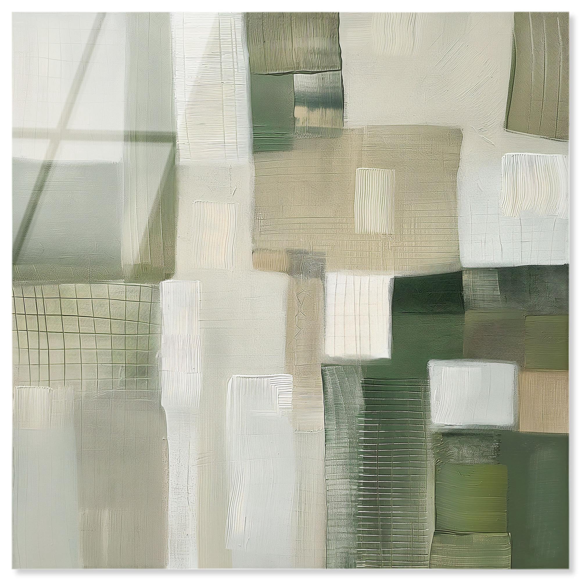 Pale Jade Green II Acrylic Modern Wall Decor by Art Remedy, Ready to ...