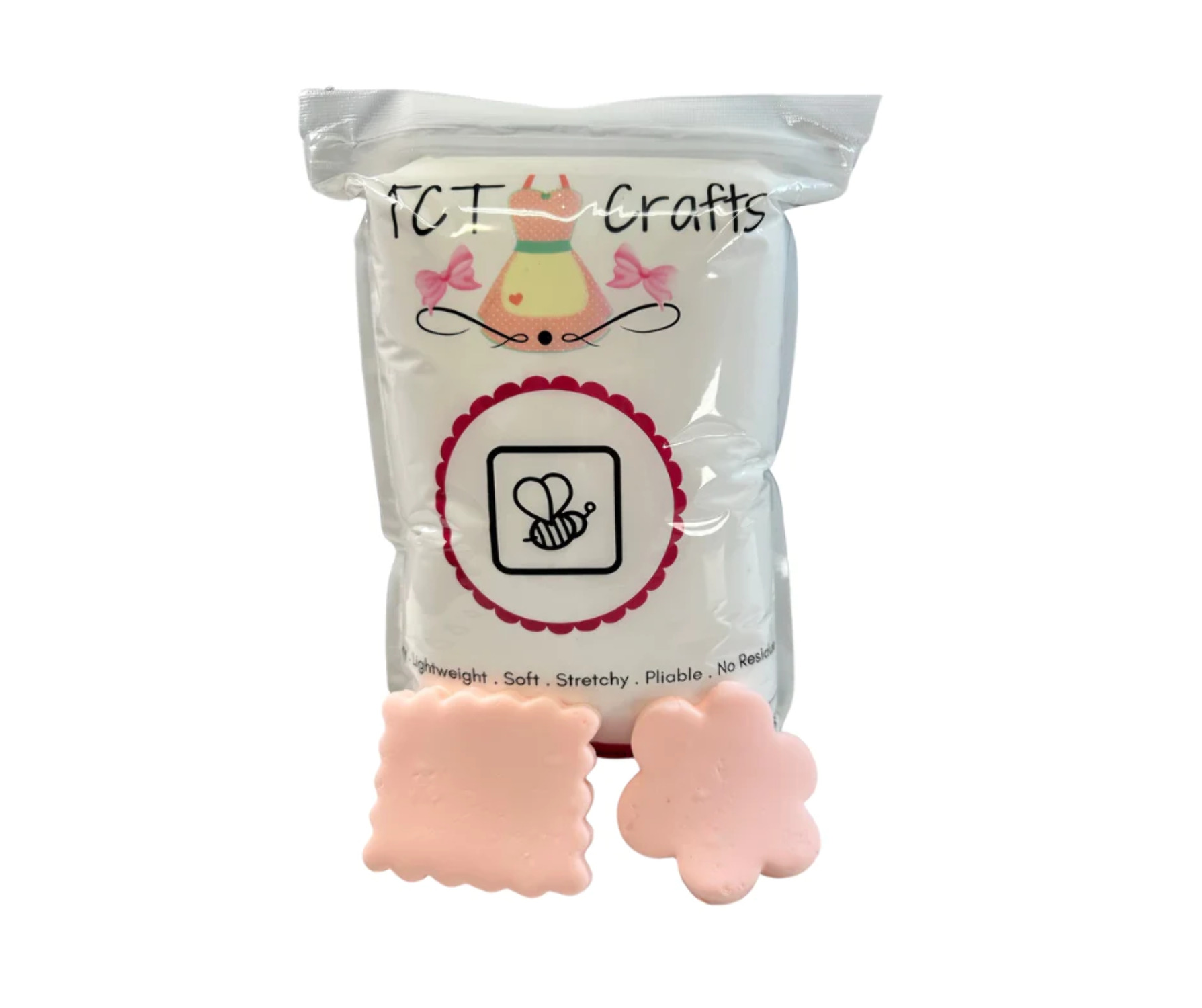 Pale Pink/Skin Air Dry Lightweight Foam Clay - Walmart.com